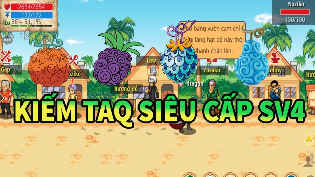 Sv Orojackson: Dragon sv4 trở lại kiếm trái ác quỷ siêu cấp sv4 - YouTube