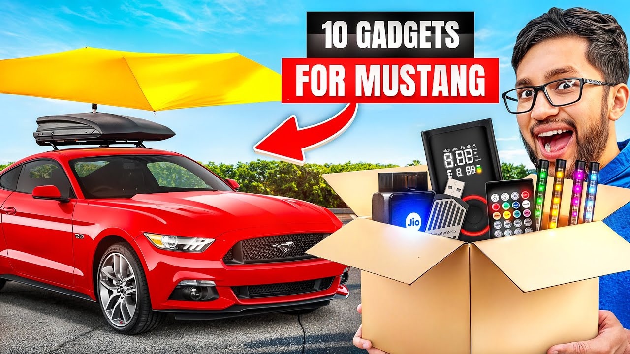 TESTING 10 MUSTANG CAR GADGETS ! - YouTube