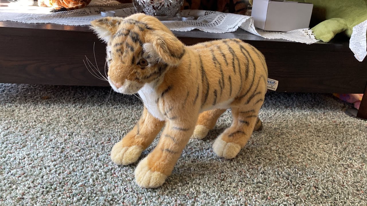Hansa Tiger Plush Unboxing - YouTube