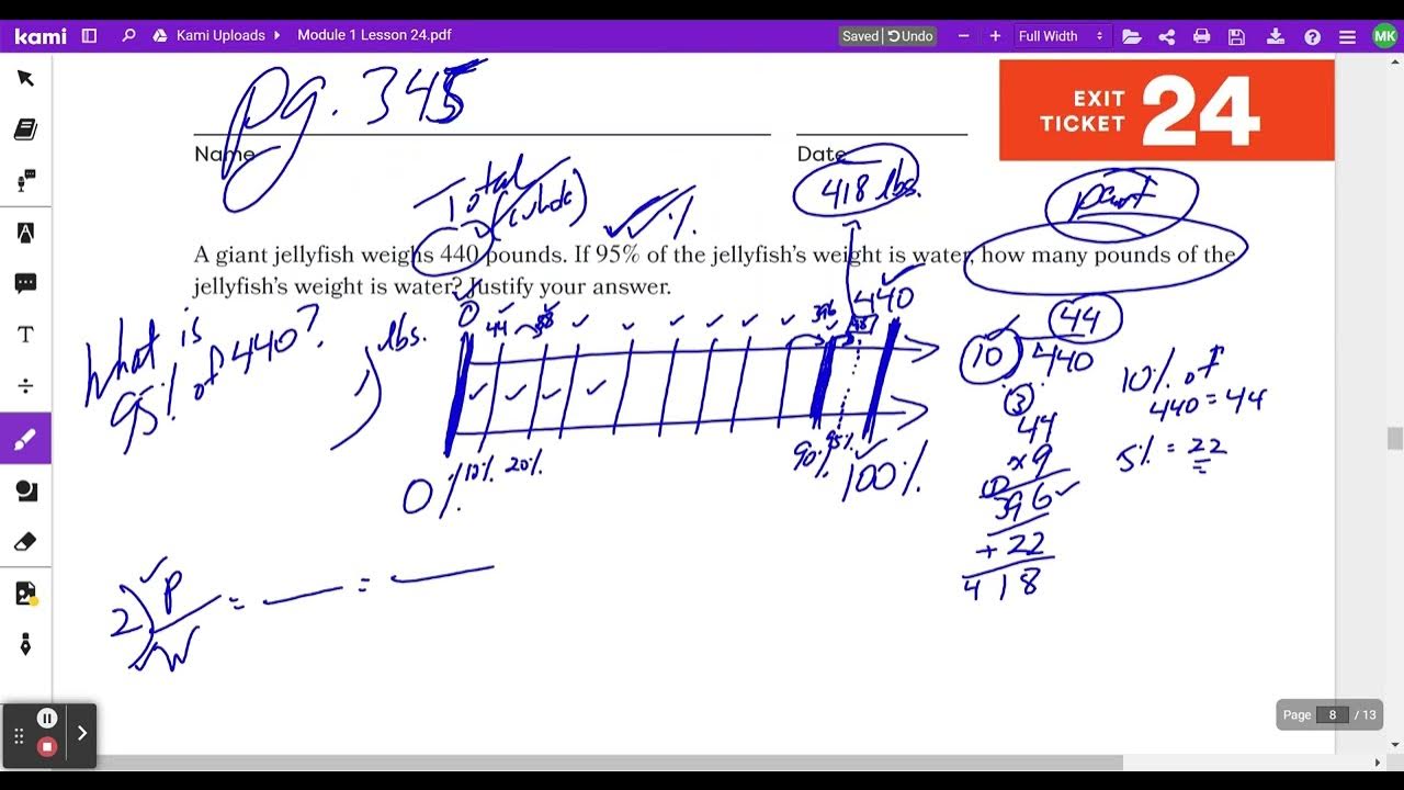 Eureka Squared - Grade 6 - Module 1 - Lesson 24 - YouTube