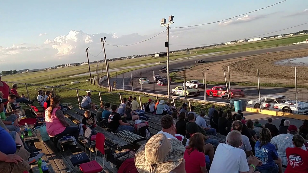Baer Field Motorsports Street Stock Heat Races 7 1 2017 - YouTube