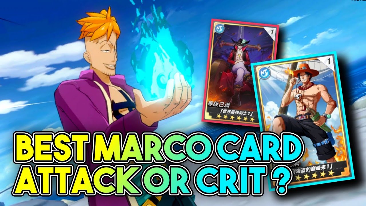 Marco Card Set Attack / Crit Chance ? [One Piece Fighting Path] - YouTube