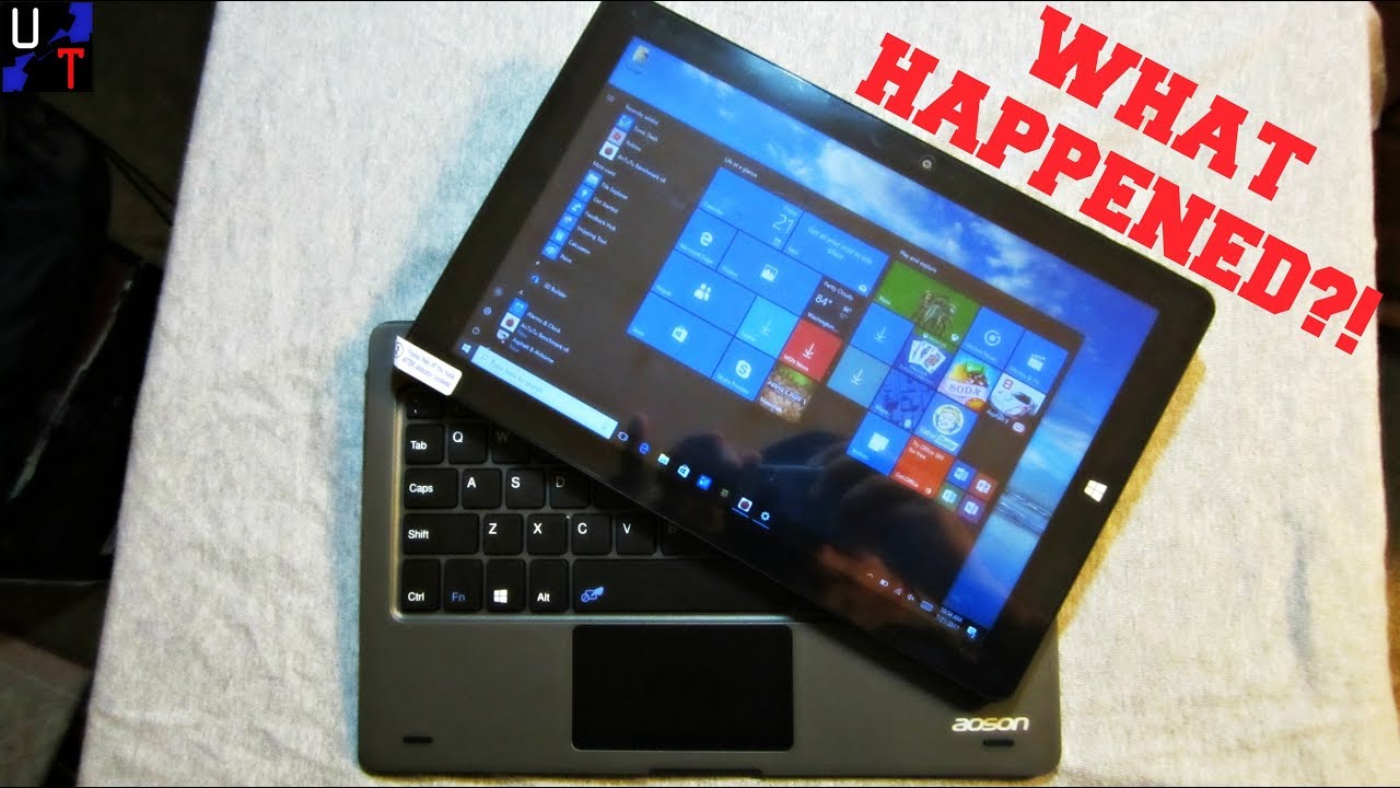 About The Review For The AOSON R106 2-in-1 Windows 10 Tablet! - YouTube