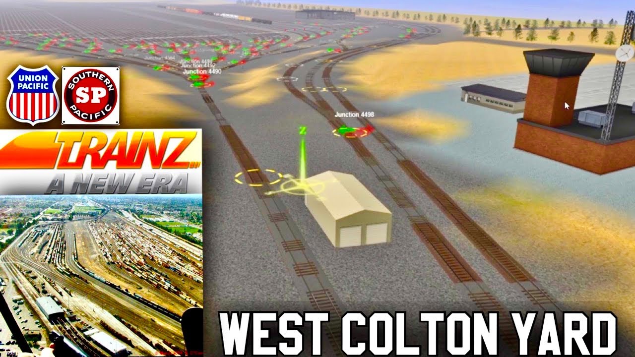 I Built The West Colton Classification Yard In Trainz A New Era - YouTube