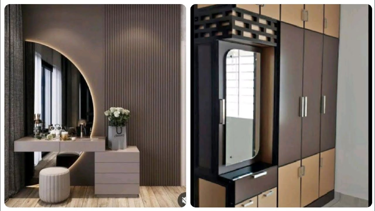latest wardrobe design with dressing table ideas/sliding wardrobe ...