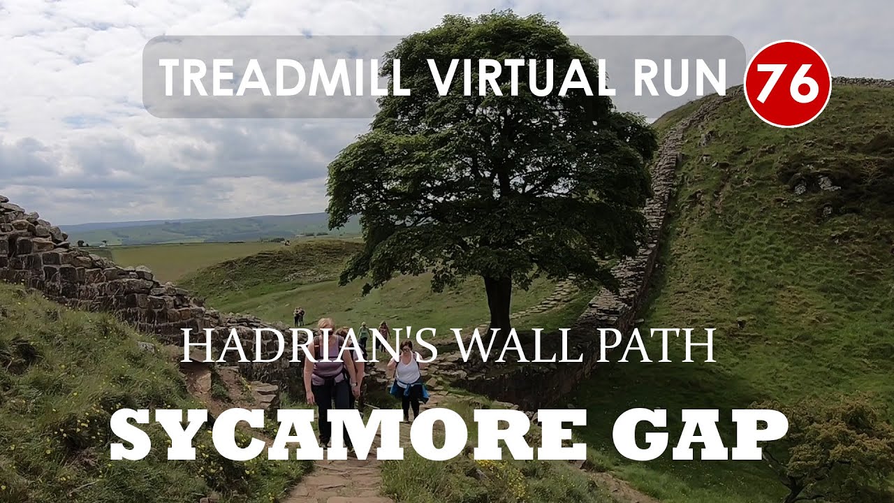 Hadrian's Wall Path 7/13, Sycamore Gap, Northumberland | Treadmill ...