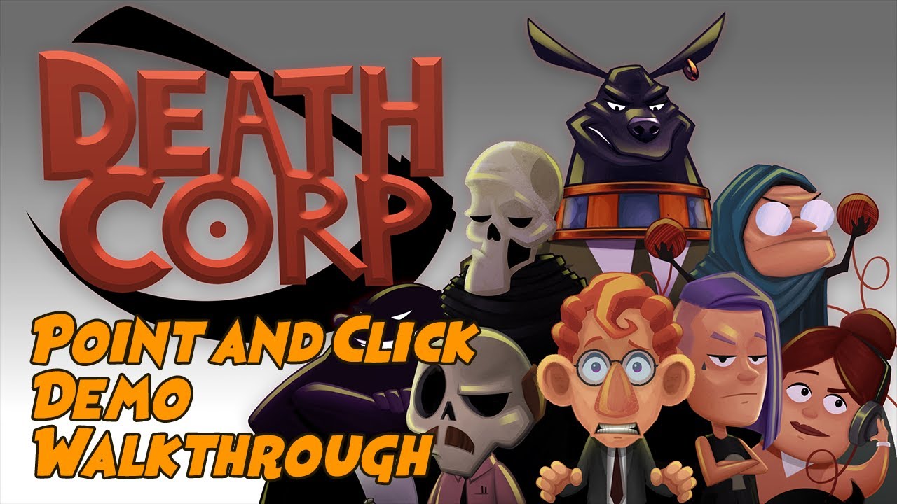 Death Corp. Demo Walkthrough. Point and Click Game - YouTube