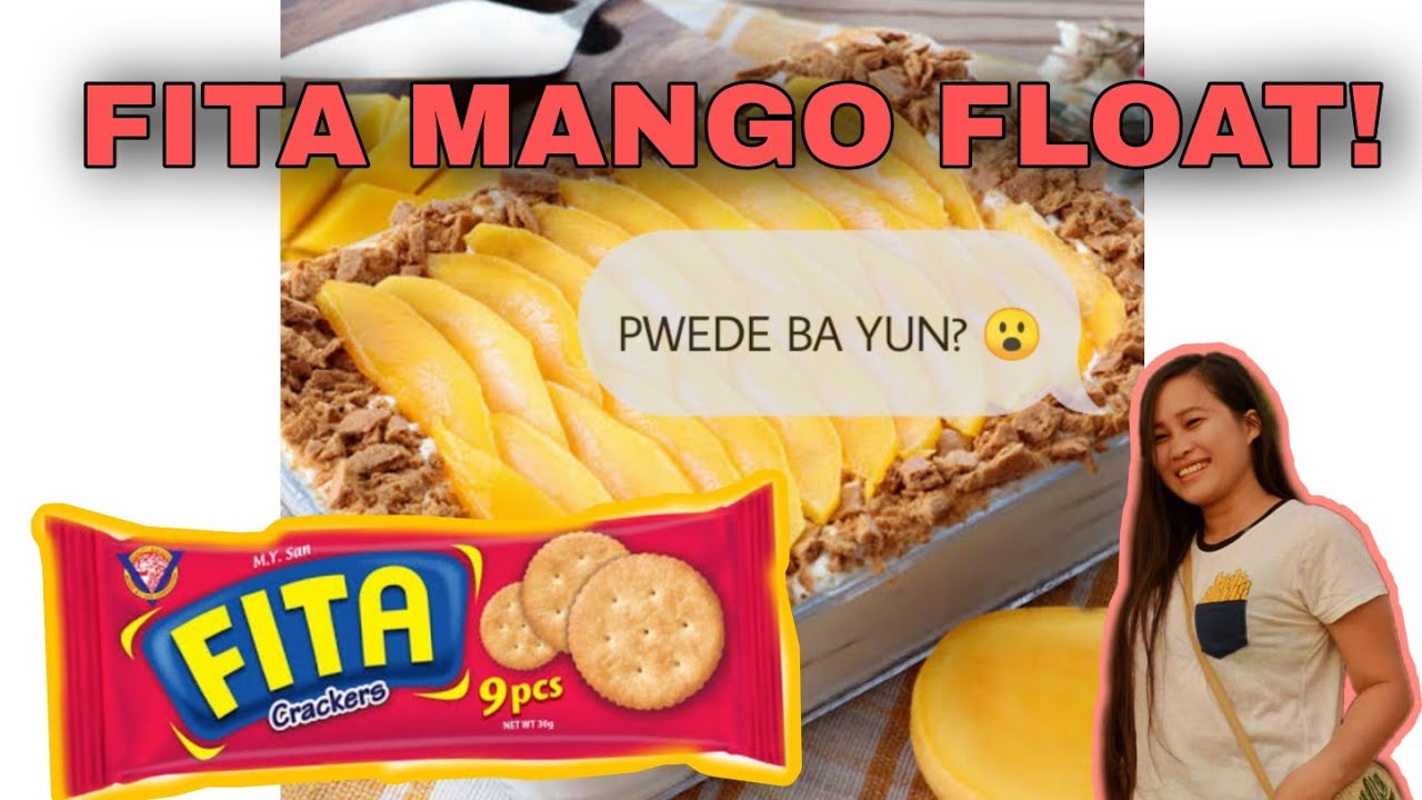 HOW TO MAKE MANGO FLOAT USING FITA / PAANO GUMAWA NG MANGO FLOAT GAMIT ...