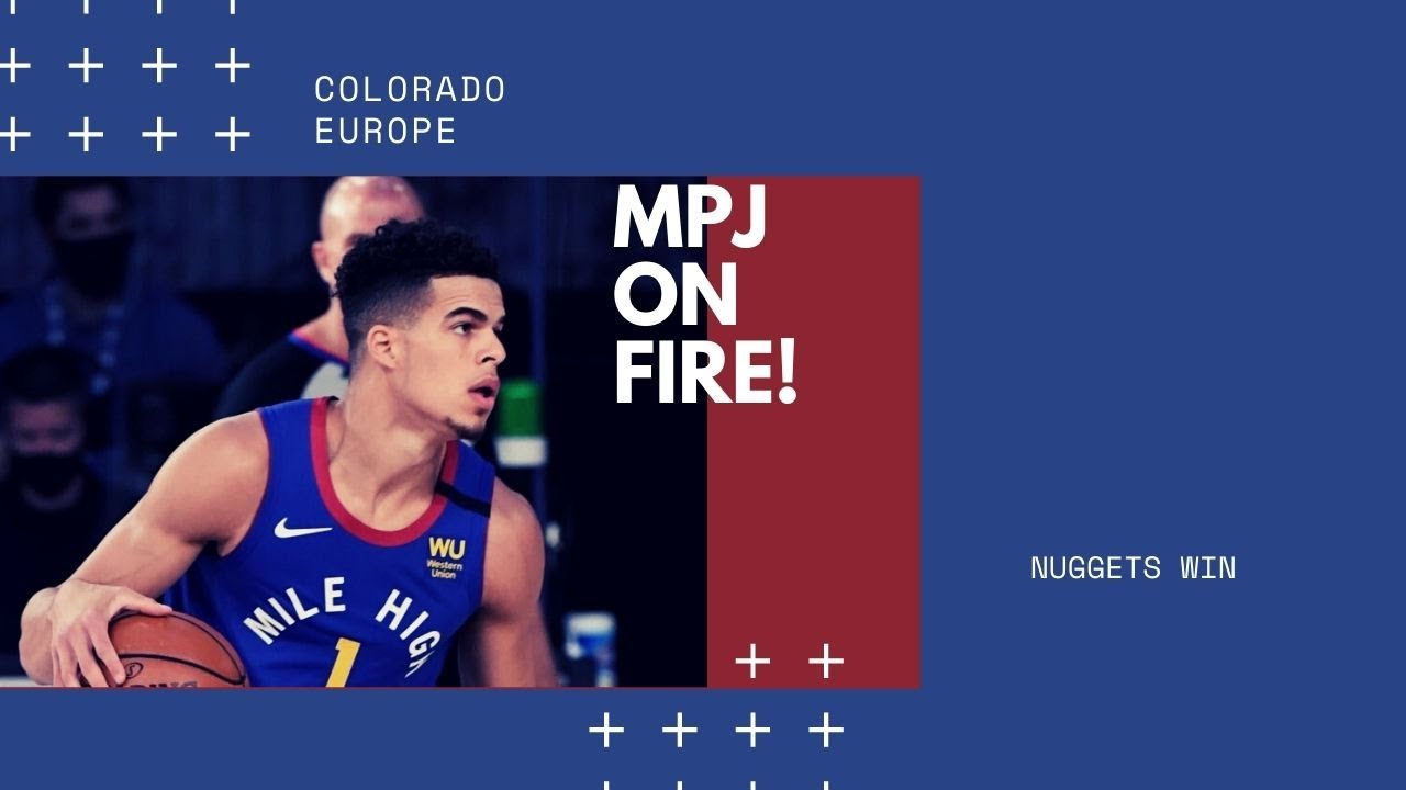 MPJ ON FIRE - Nuggets win again, look ahead to Portland - YouTube