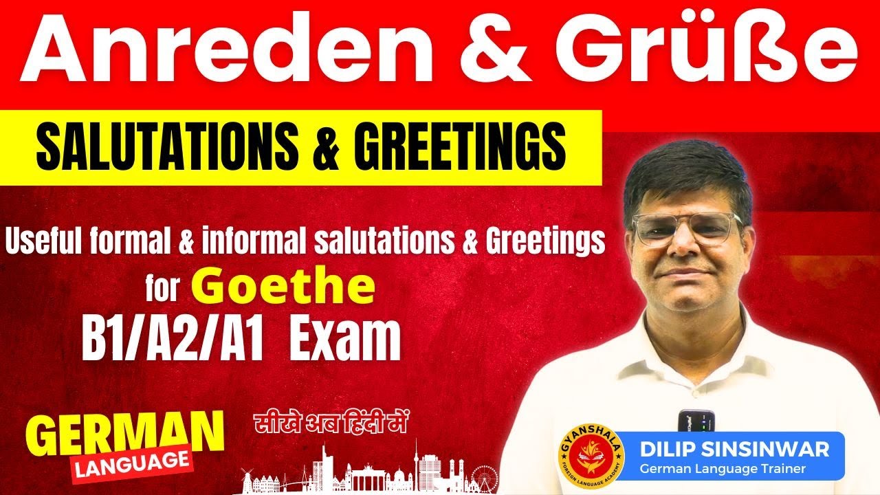 Anreden & Grüße | Useful formal & informal Salutations and Greetings ...