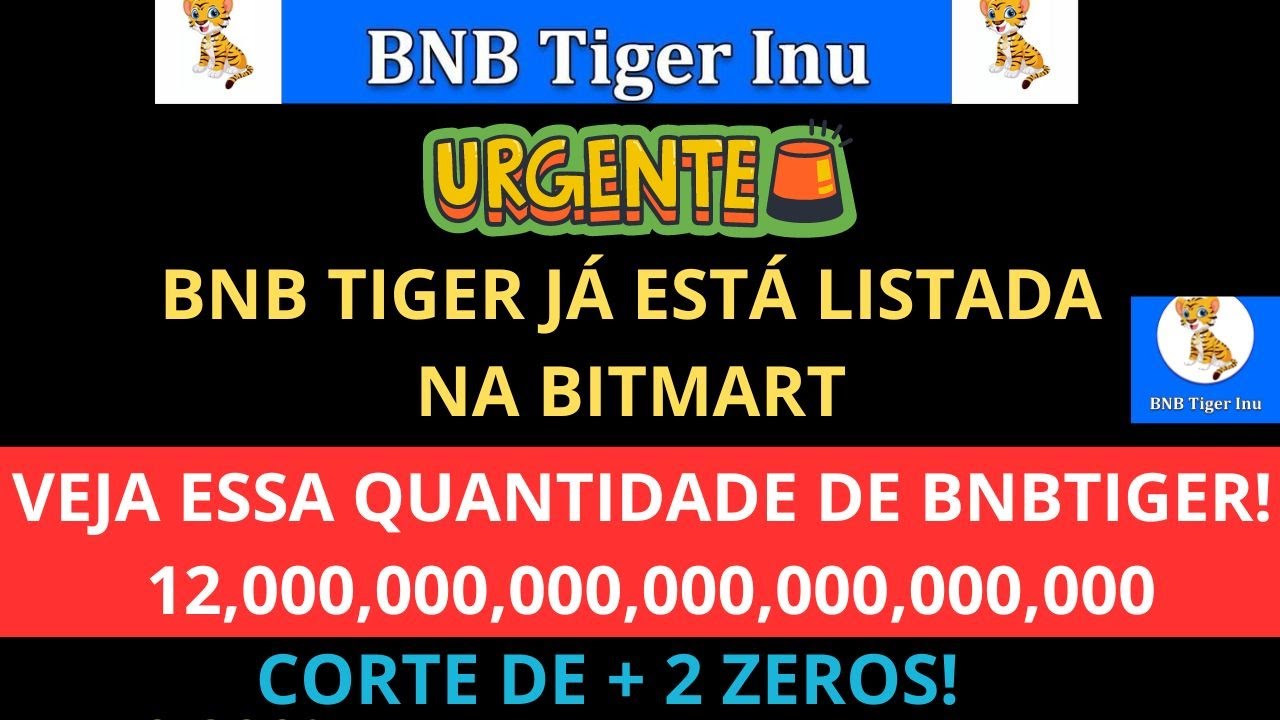 BNB TIGER, URGENTE, BNB TIGER JÁ ESTÁ LISTADA NA BITMART! VEJA ESSA QUANTIDADE DE BNB TIGER! 😱 ...