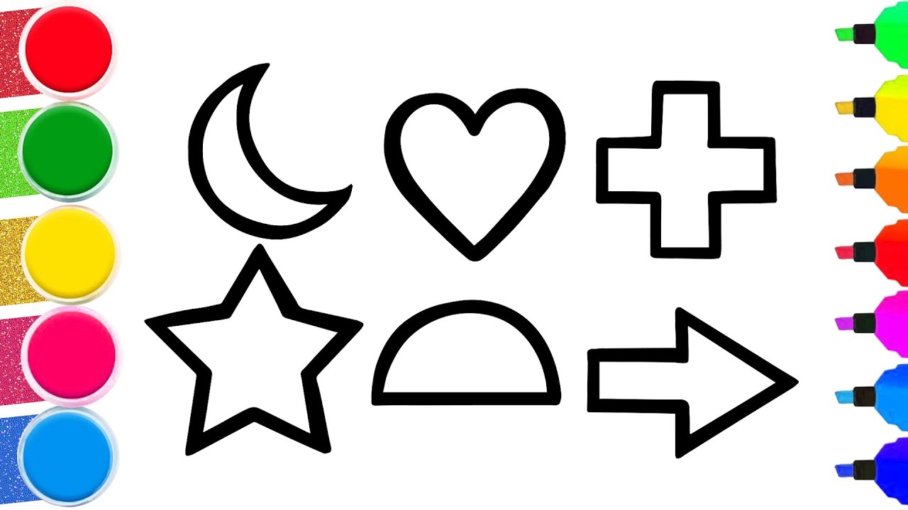 How to Draw Simple 2D Shapes | Easy Step by Step Guide - YouTube