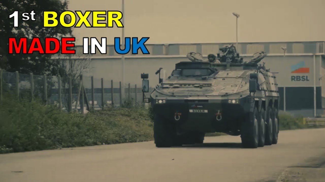 RBSL shows 1st Boxer unit manufactured in UK - YouTube