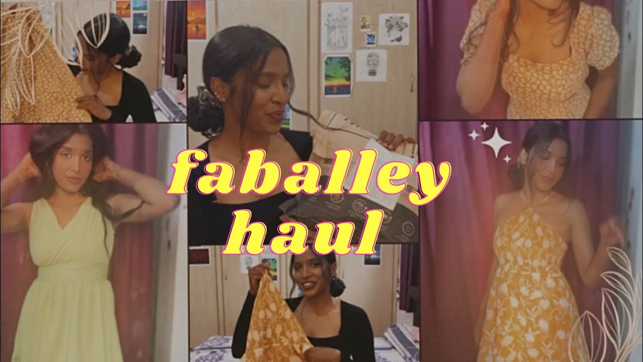 Faballey *Dress Haul* | Try-on Dress Haul | Affordable Trendy Dress ...