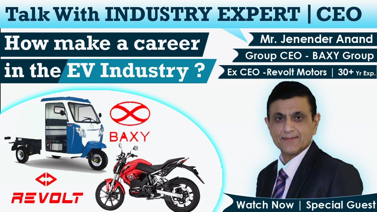 How to make a Career in the Electric Vehicle Industry? Skill for #EV ...