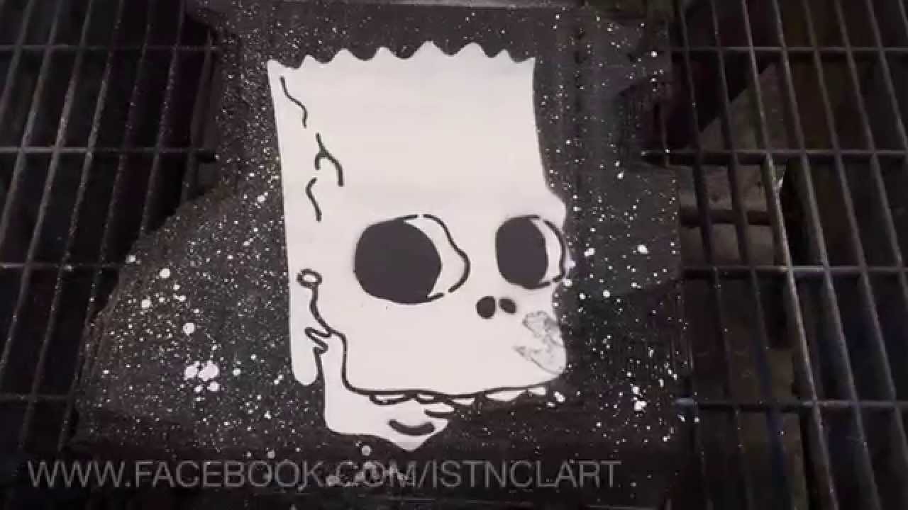 Bart Simpson Skull - YouTube
