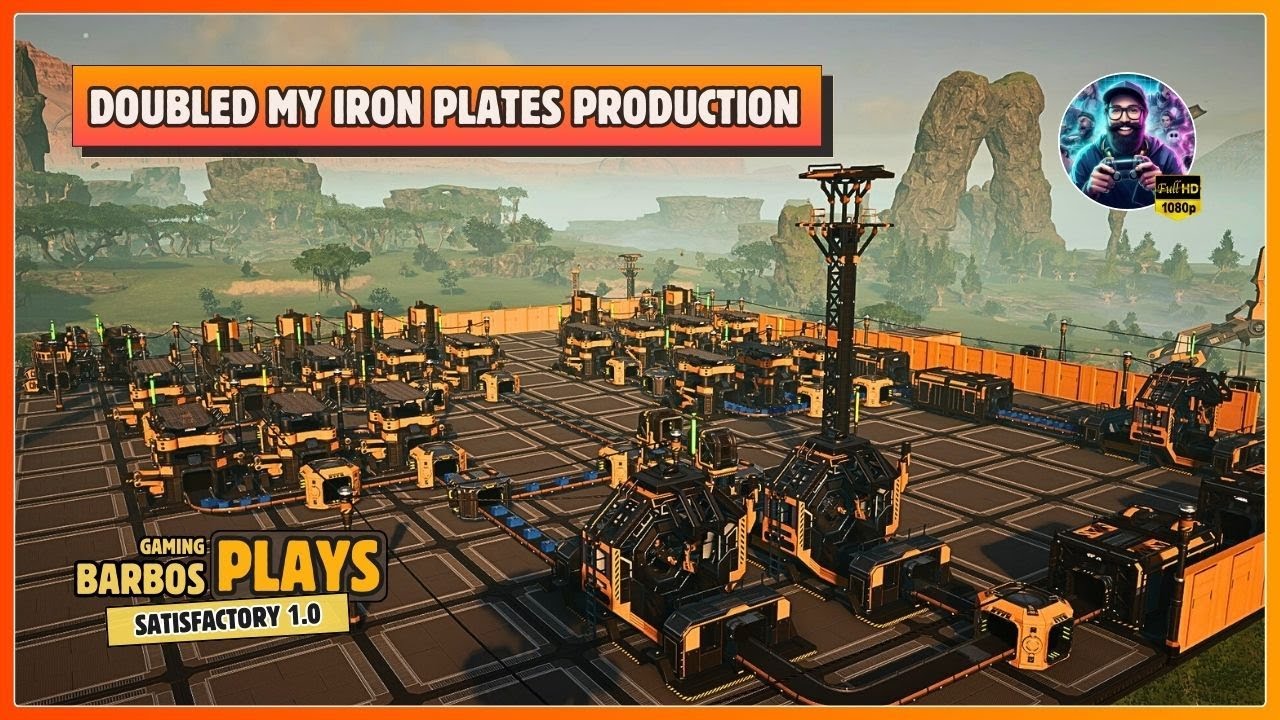 Double Reinforced Iron Plates Production - SATISFACTORY 1.0 - Let's ...