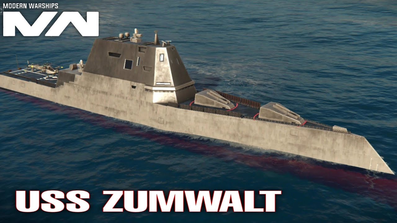 Modern Warships: USS ZUMWALT Railgun buffed reload. - YouTube