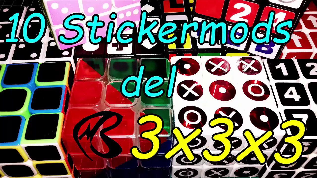 stickers mods del 3x3 - YouTube