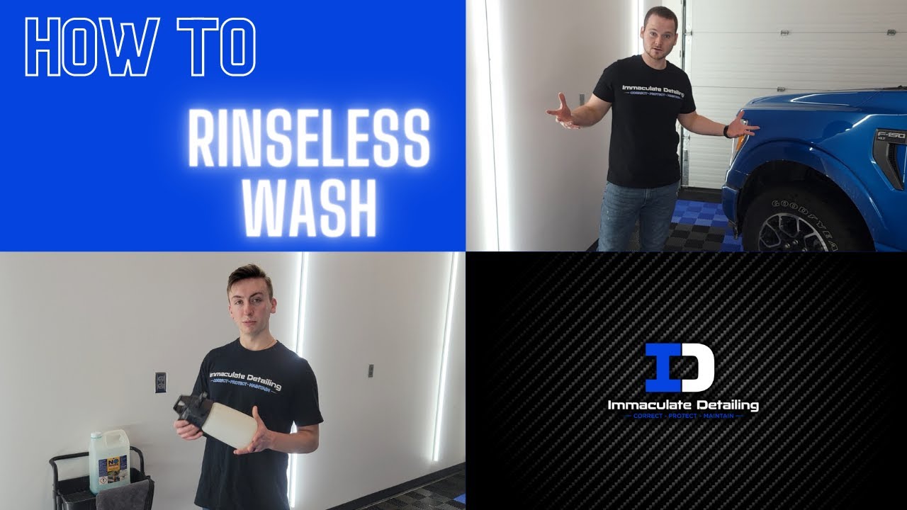 Rinseless wash method | Tips from a professional | No hose required ...