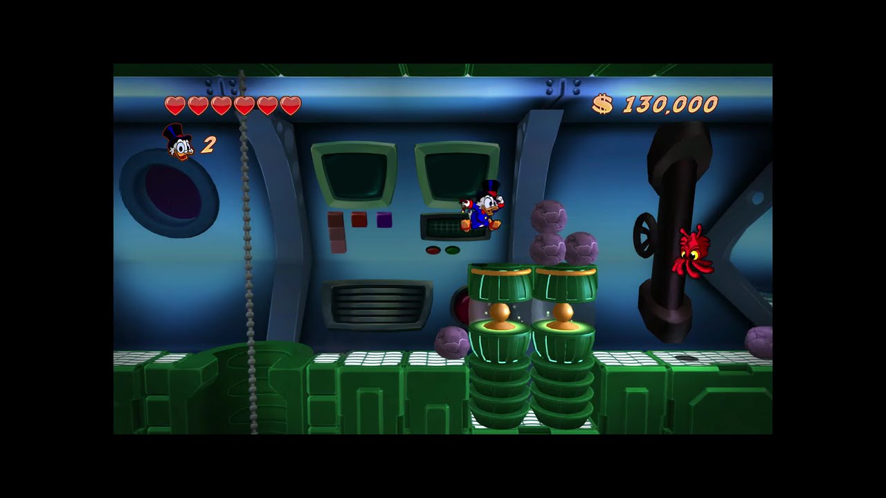 DuckTales Remastered Moon Level - YouTube