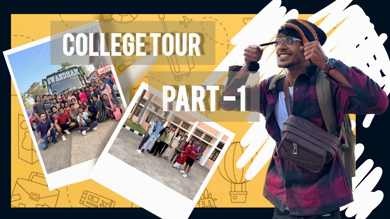 college tour| travel vlog| travel sketch| - YouTube