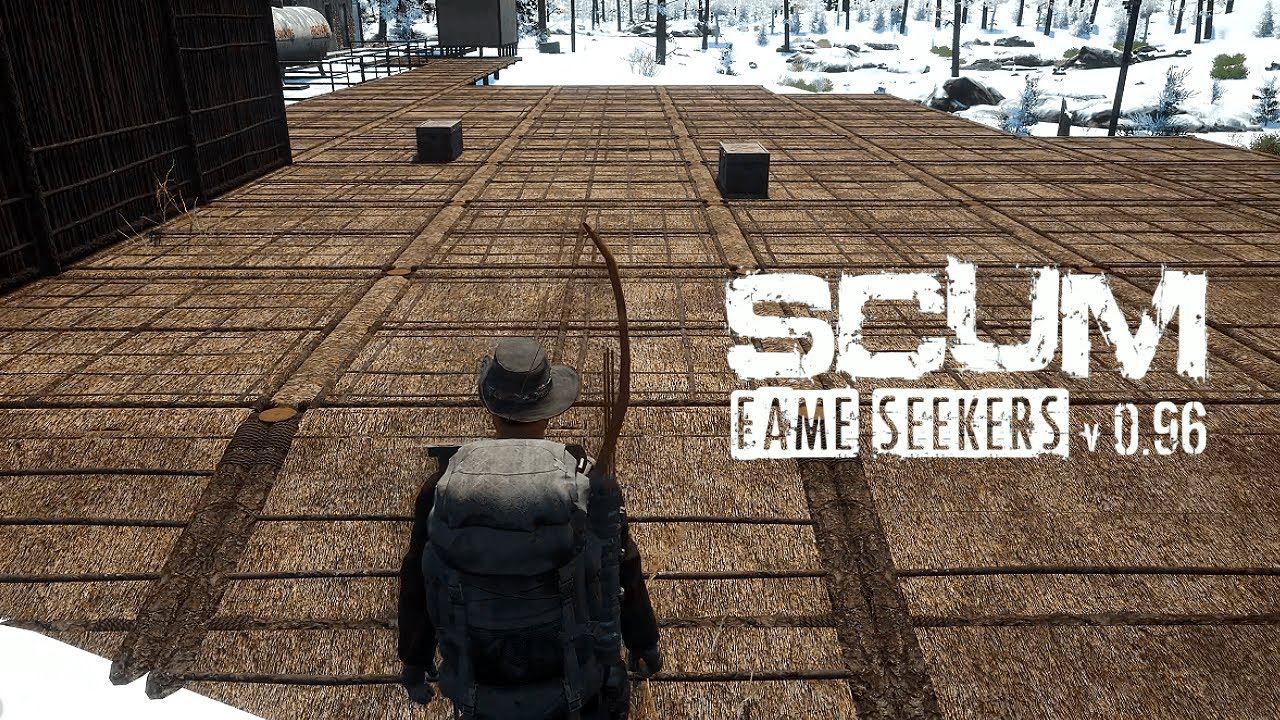 SCUM 0.96 Single Player | EP 8 | How To Build A Base...Or Trying To...😄 ...