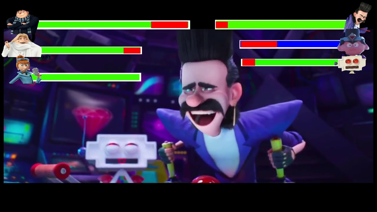 Despicable Me 3 (2017) Final Battle with healthbars - YouTube