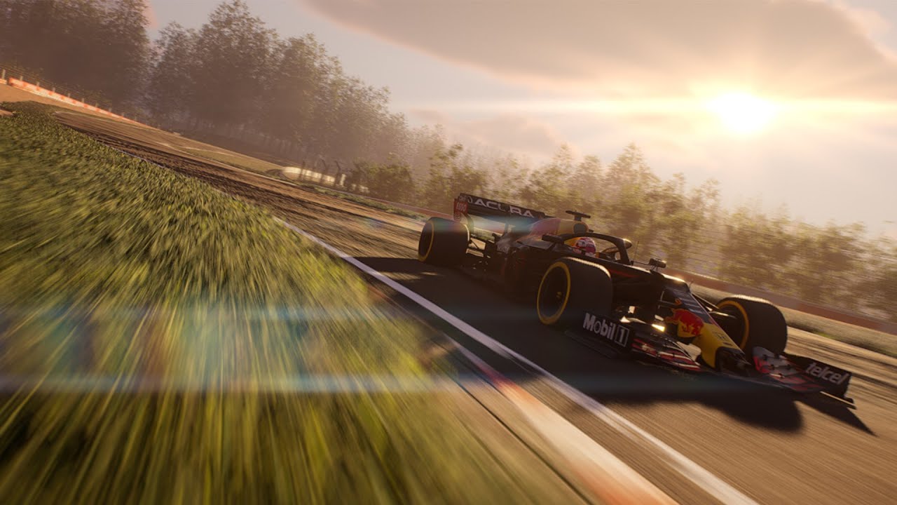 F1 Red Bull Sunset Drive - Unreal Engine 5 Short - YouTube