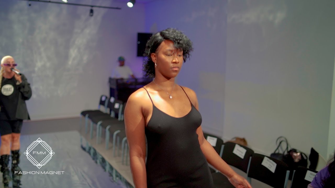 Fashion Show Rehearsal Model 3 wearing black outfit - YouTube