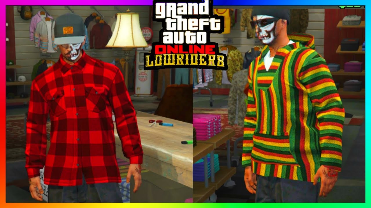 GTA 5 Online "LOWRIDER PART 2 DLC" - All NEW Clothing, Outfits ...