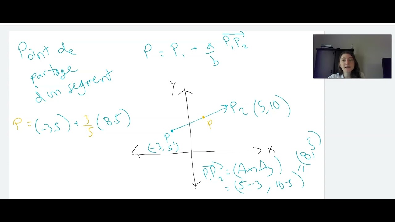 VECTEURS : Point de partage d'un segment - YouTube