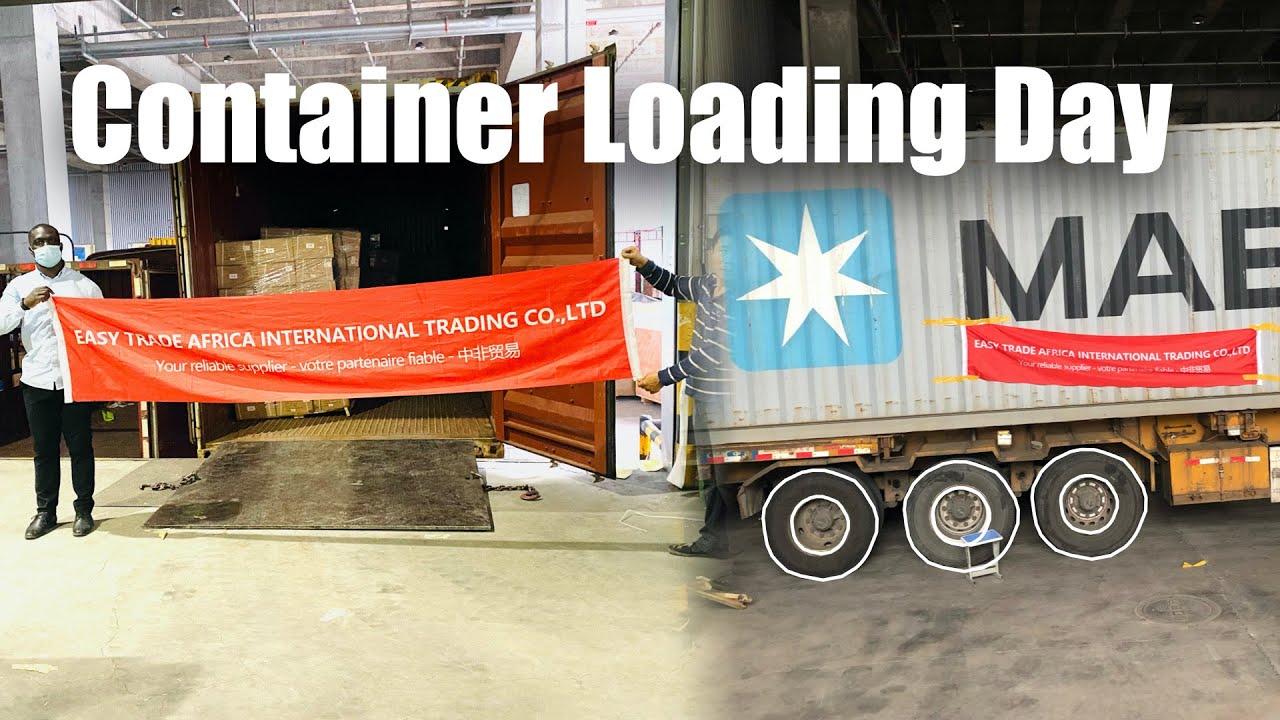 container loading to Africa ( Ivory Coast ) LCL from china #yiwu Easy ...