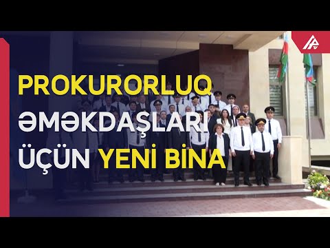 Qəbələ rayon prokurorluğunun yeni inzibati binası yə verilib - APA TV