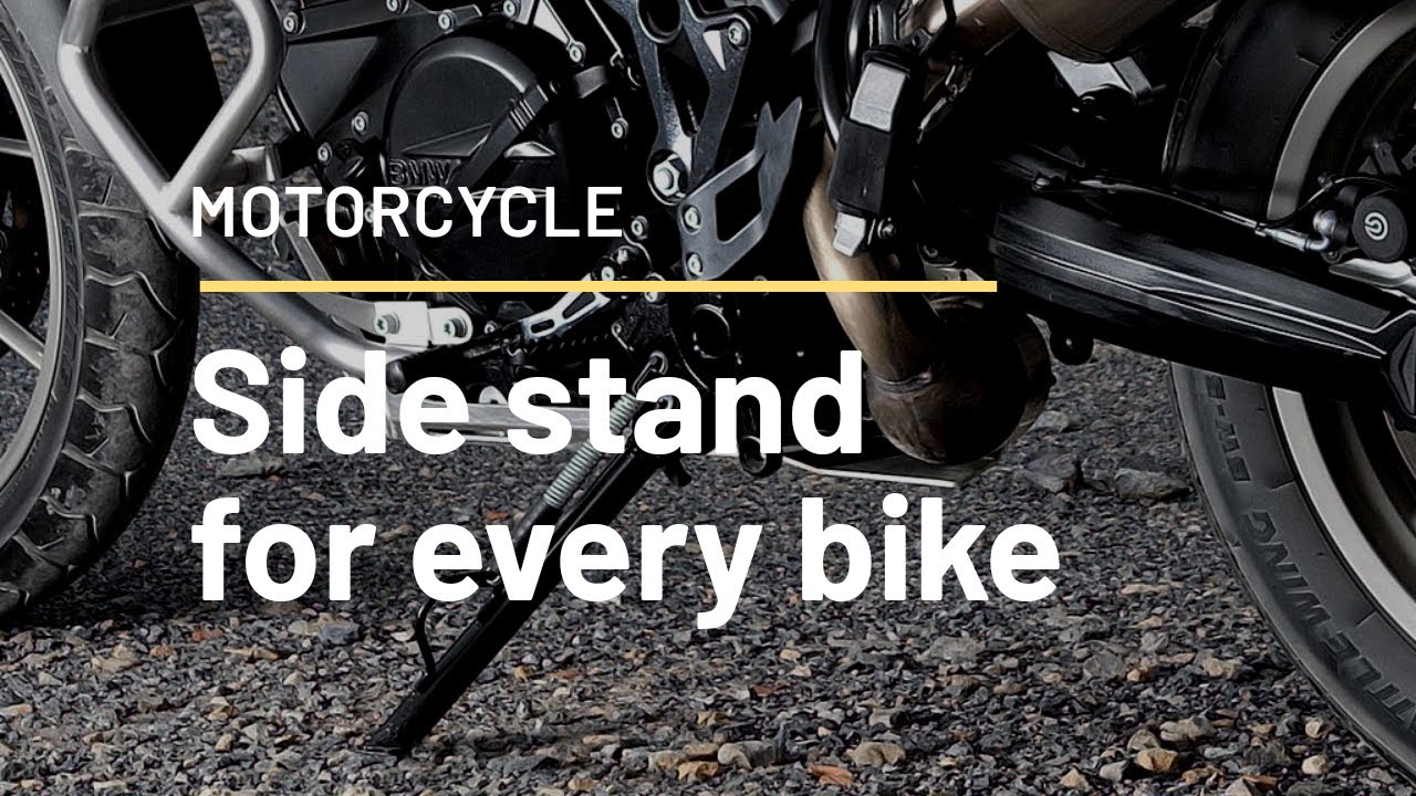 DIY Side stand for every motorcycle - YouTube