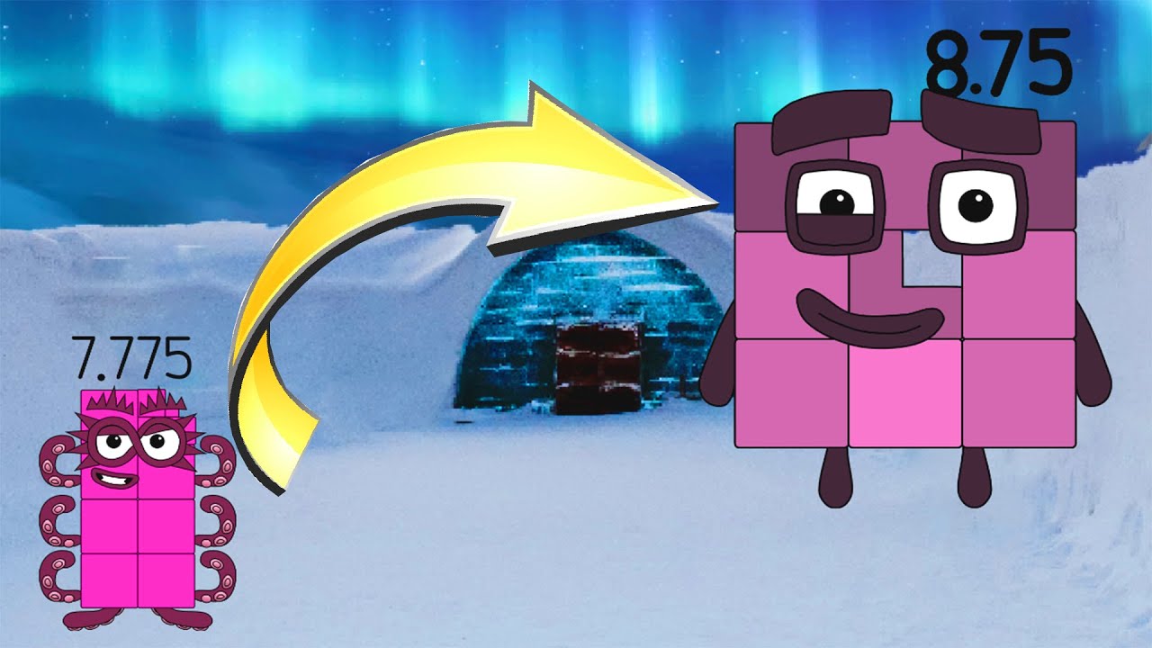 Numberblocks Band 40ths 7.775 to 8.75 - YouTube