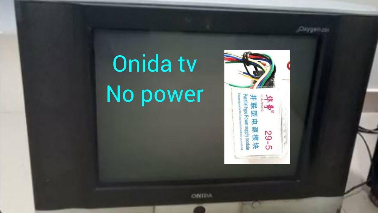 onida 21" crt tv no power in tamil(english subtitles) - YouTube