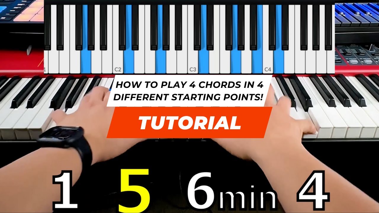 How To Play 4 chords in 4 different starting points! 🤔 - YouTube