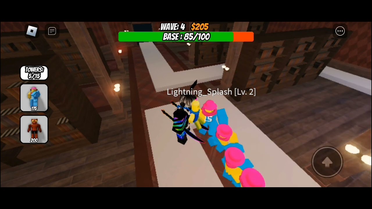 playing doors Tower defense - YouTube