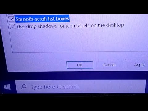 how to enable smooth scroll list boxes in windows 10 - YouTube