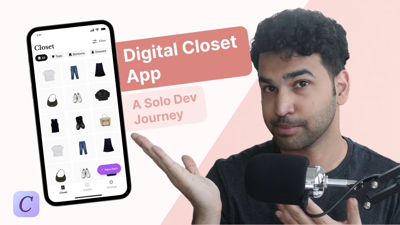 Hello World | Solo Dev Journey | Building a Digital Closet App - YouTube