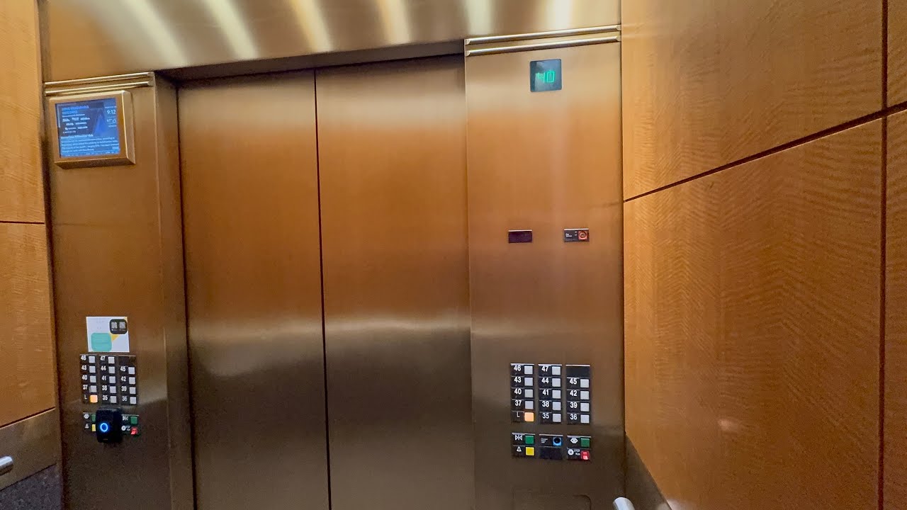 Tour Of Elevators/Lifts @ Docusign Tower (Wells Fargo Center) Downtown ...