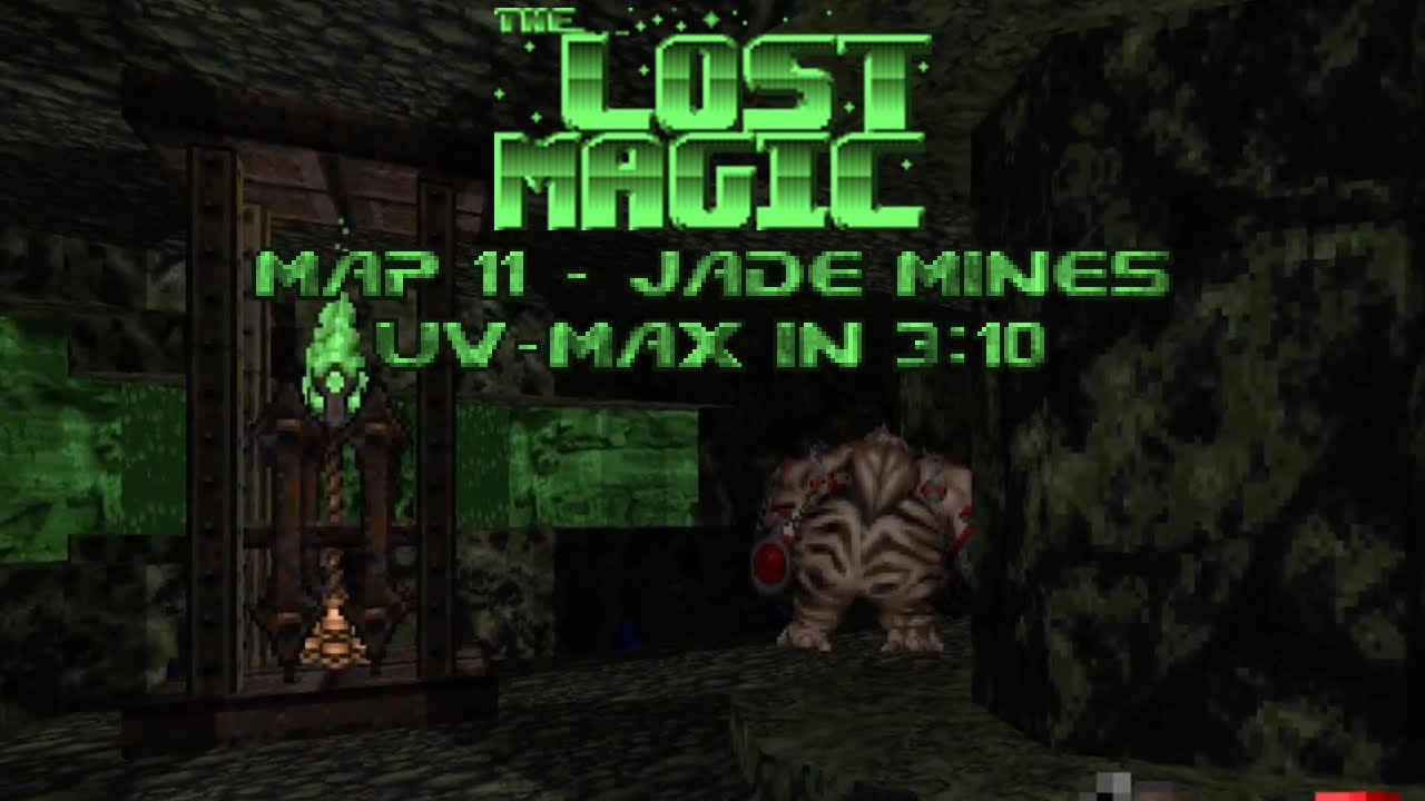 (Doom II) The Lost Magic: Map 11 - Jade Mines (UV-Max Speedrun in 3:10 ...