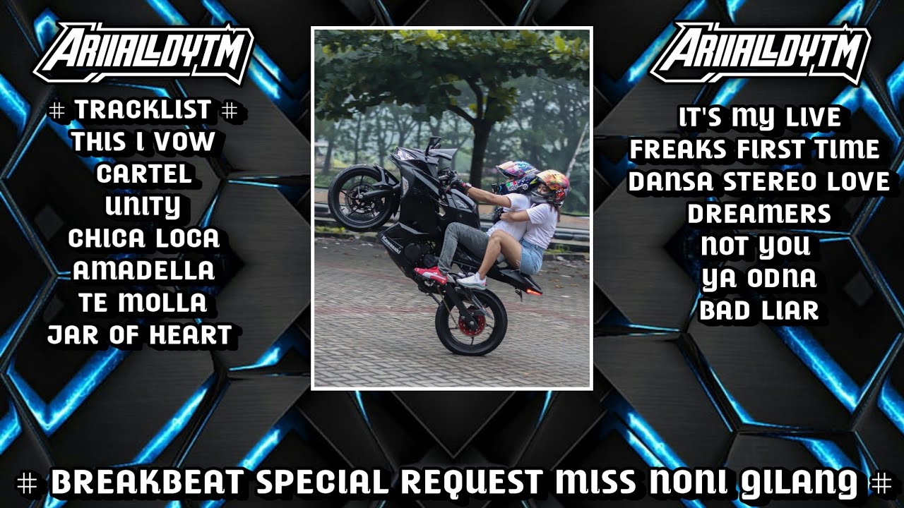 NONSTOP BREAKBEAT TERBARU FULL BASS SPECIAL REQUEST MISS NONI GILANG ...