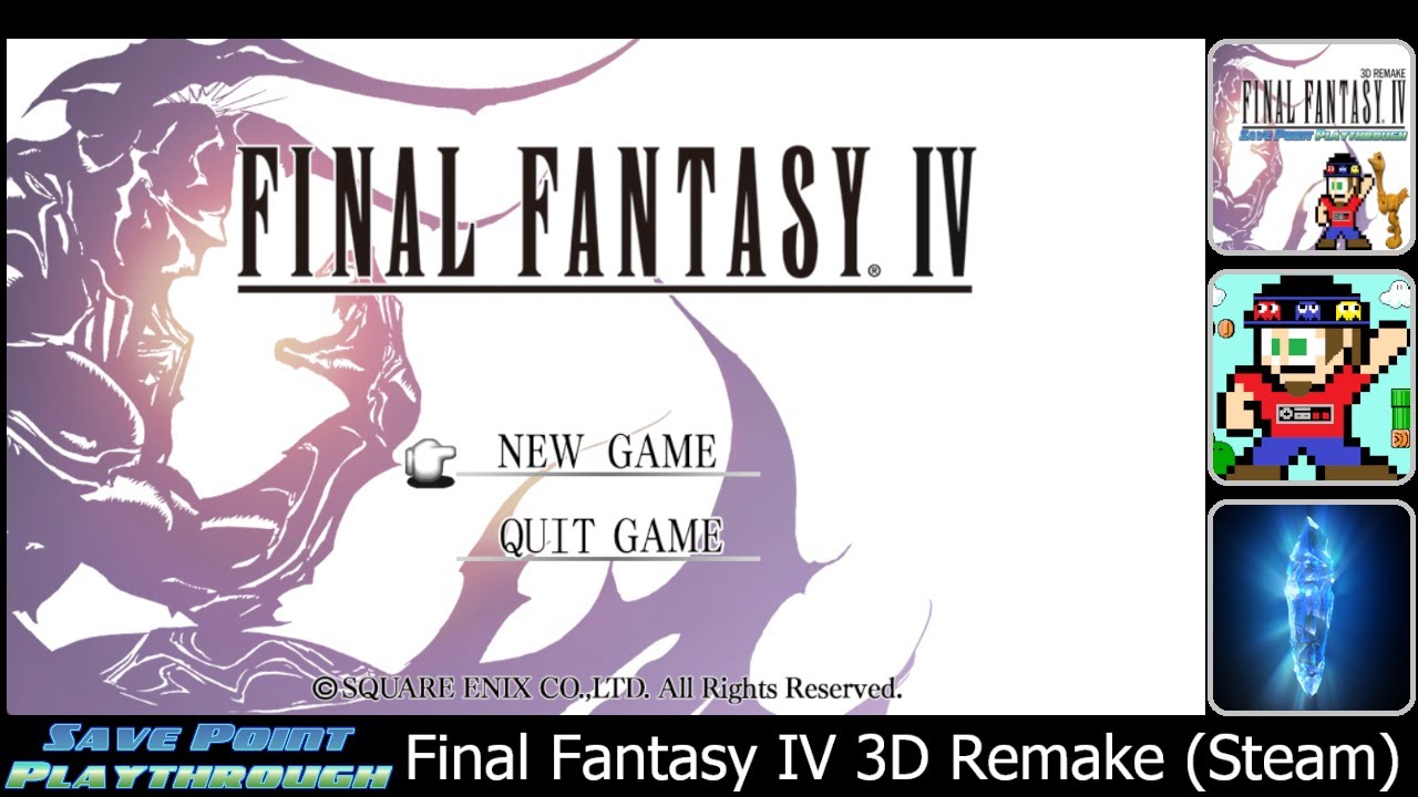 Final Fantasy IV 3D Remake (Save Point Playthrough) - Episode 12 - YouTube
