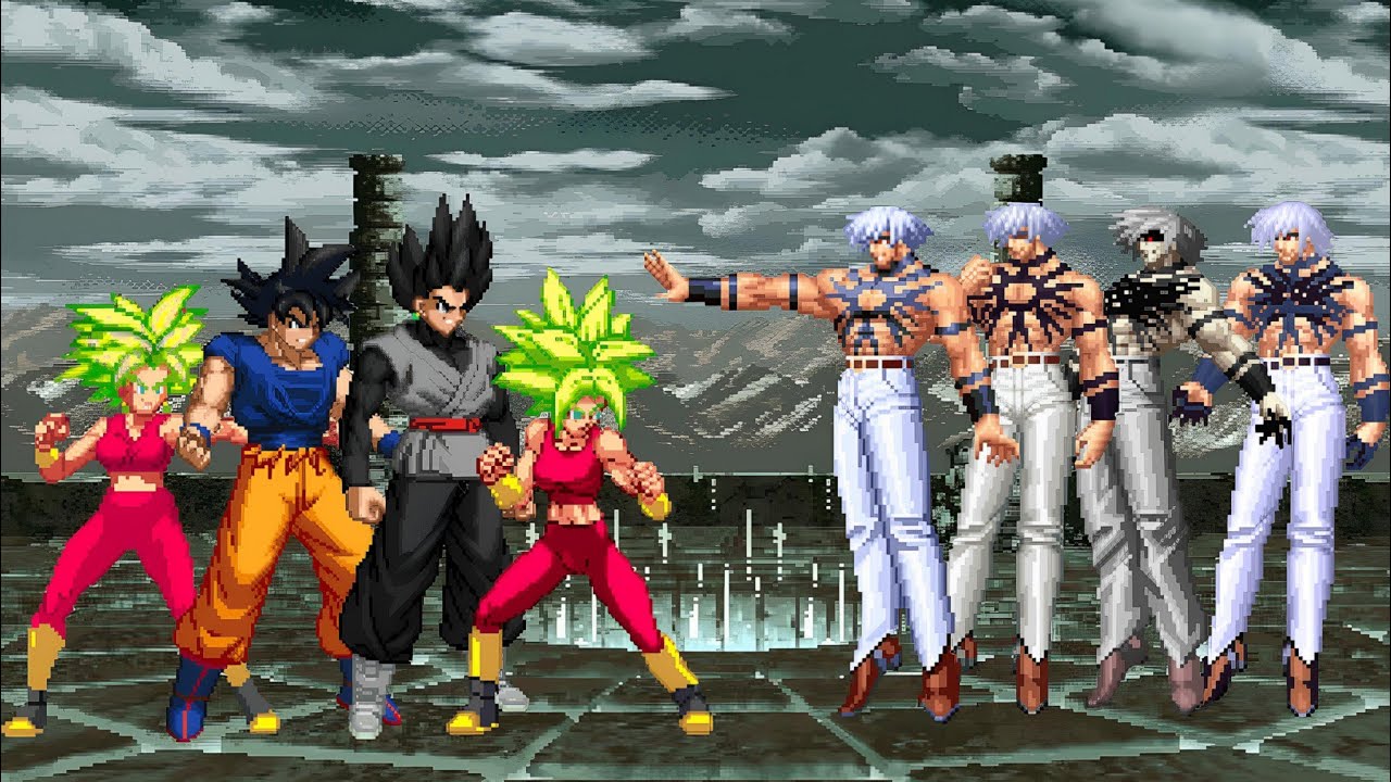 [DBZ vs KOF] Goku and Kefla Team vs Orochi Team - YouTube
