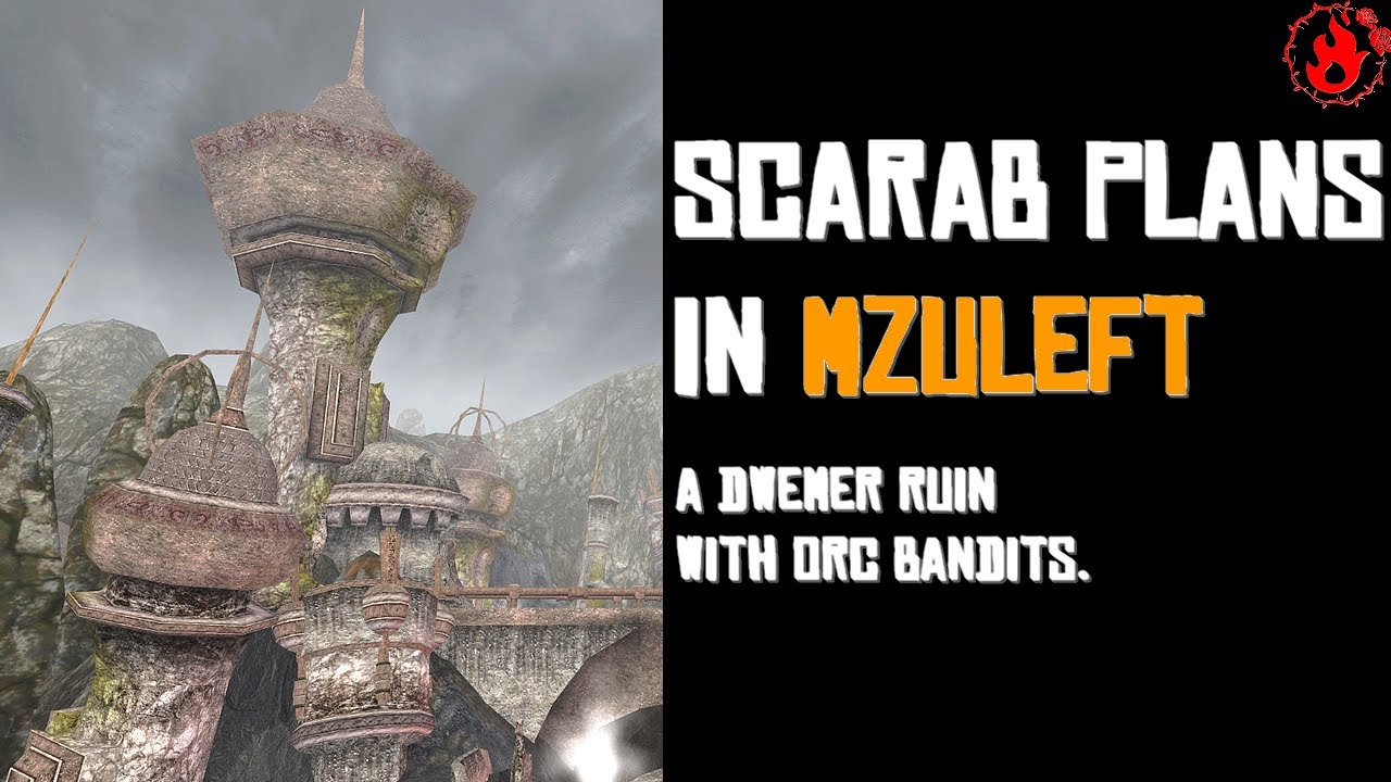 Scarab Plans in Mzuleft - Mages Guild Walkthrough (TES III Morrowind ...