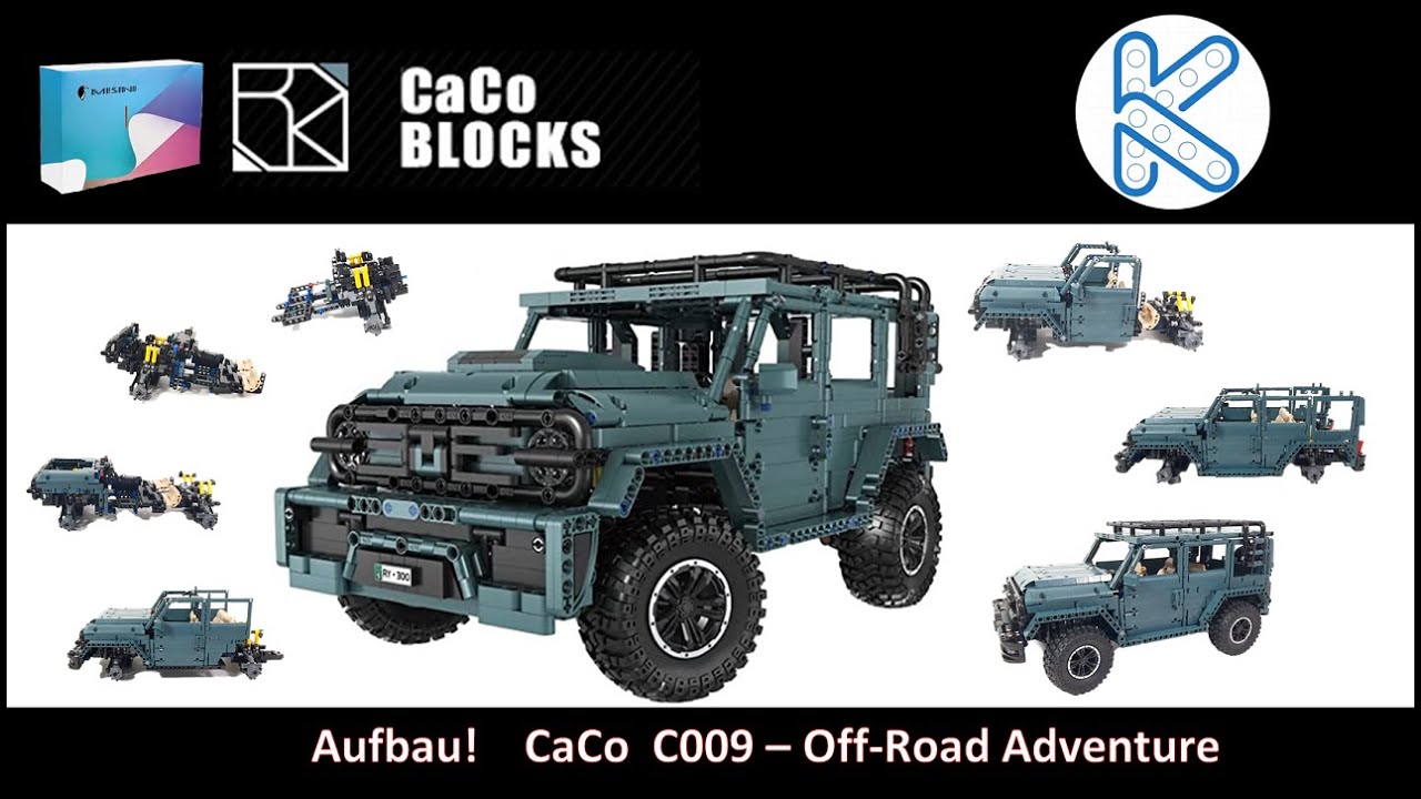 Ein passender Freund zum Lego Defender 42110? Aufbau! Caco Blocks C009 ...