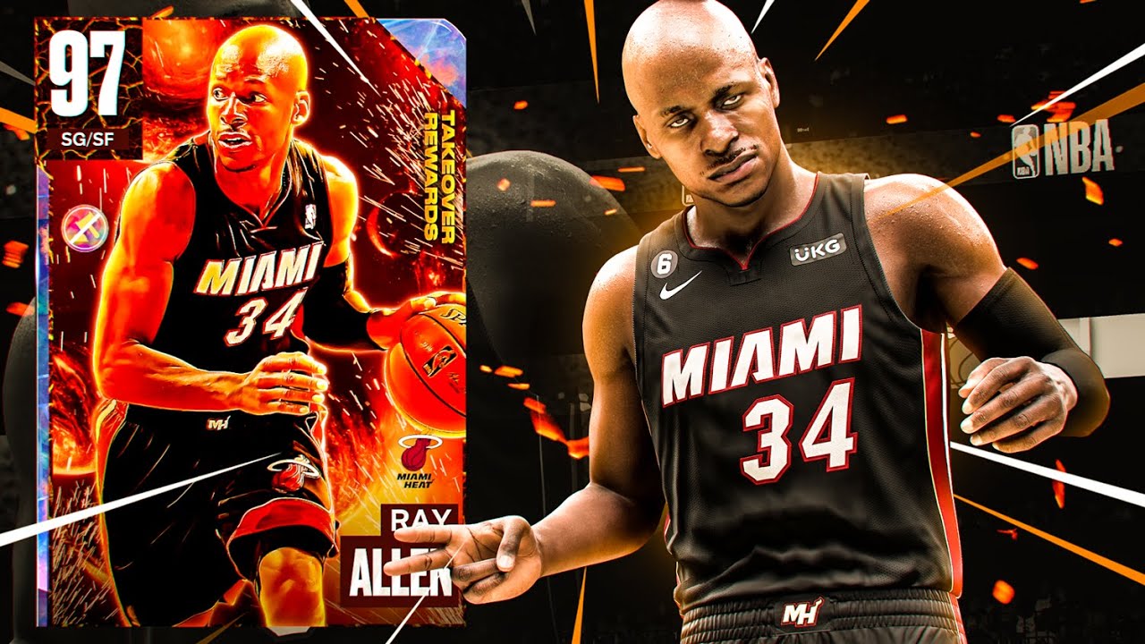 Is Galaxy Opal Ray Allen the BEST Guard in NBA 2K23 MyTeam? | Gameplay ...