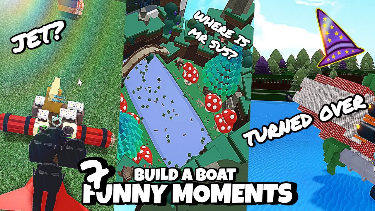 Build A Boat Funny Moments #7! ft. No Mr SUS 😭 (BIRTHDAY BASH 🪄) - YouTube